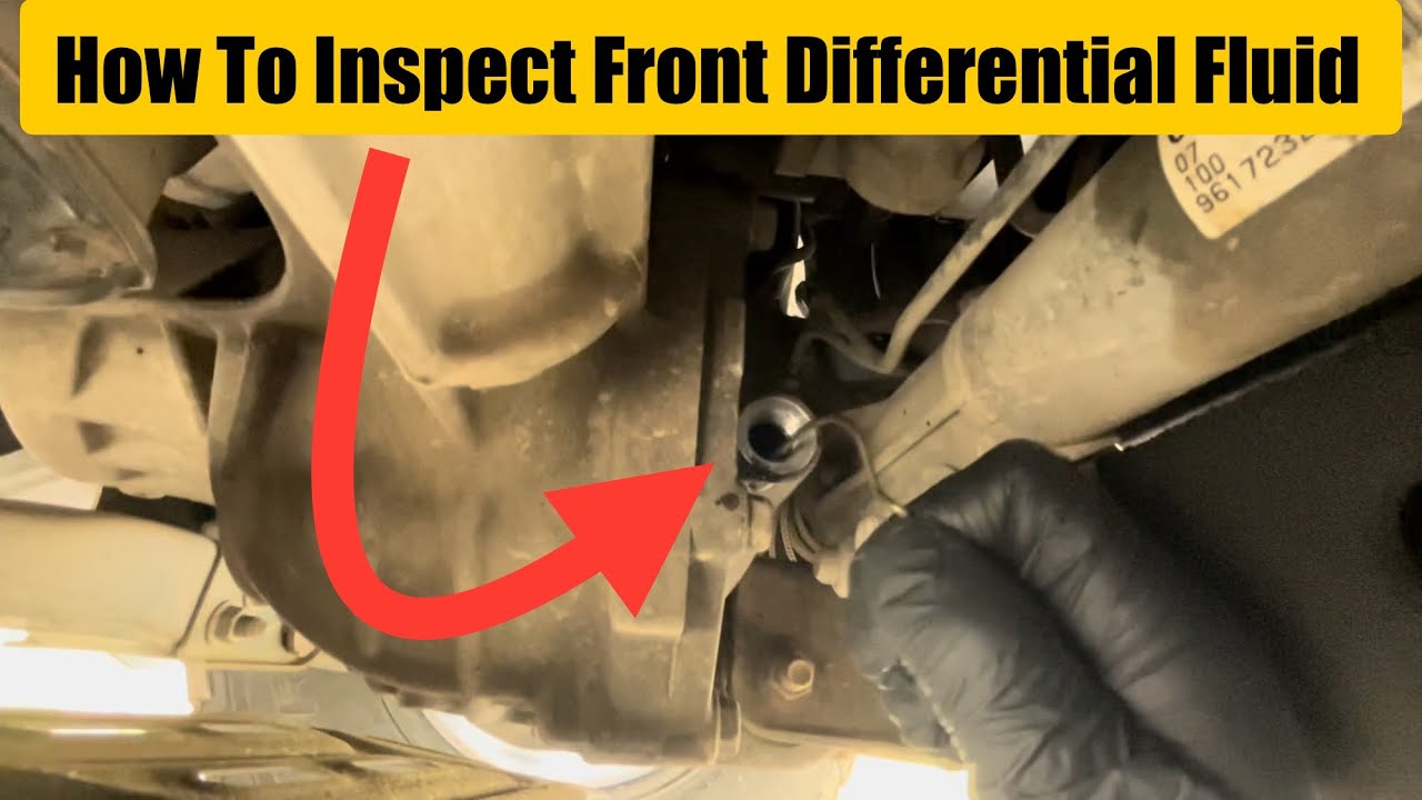 How To Check Inspect Front Differential Oil Nissan Frontier Xterra D40 ...