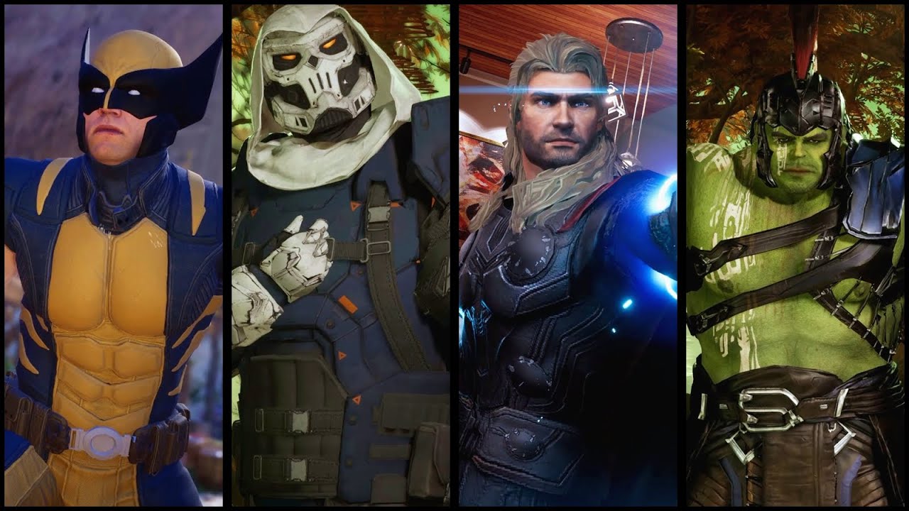Wolverine, Taskmaster, Thor & Hulk - Skin Mod Showcase - Mortal Kombat ...