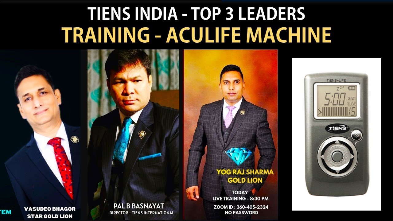 ACULIFE MACHINE TRAINING & INTERVIEW 2022 - TIENS INDIA VB, YRS & PBB ...