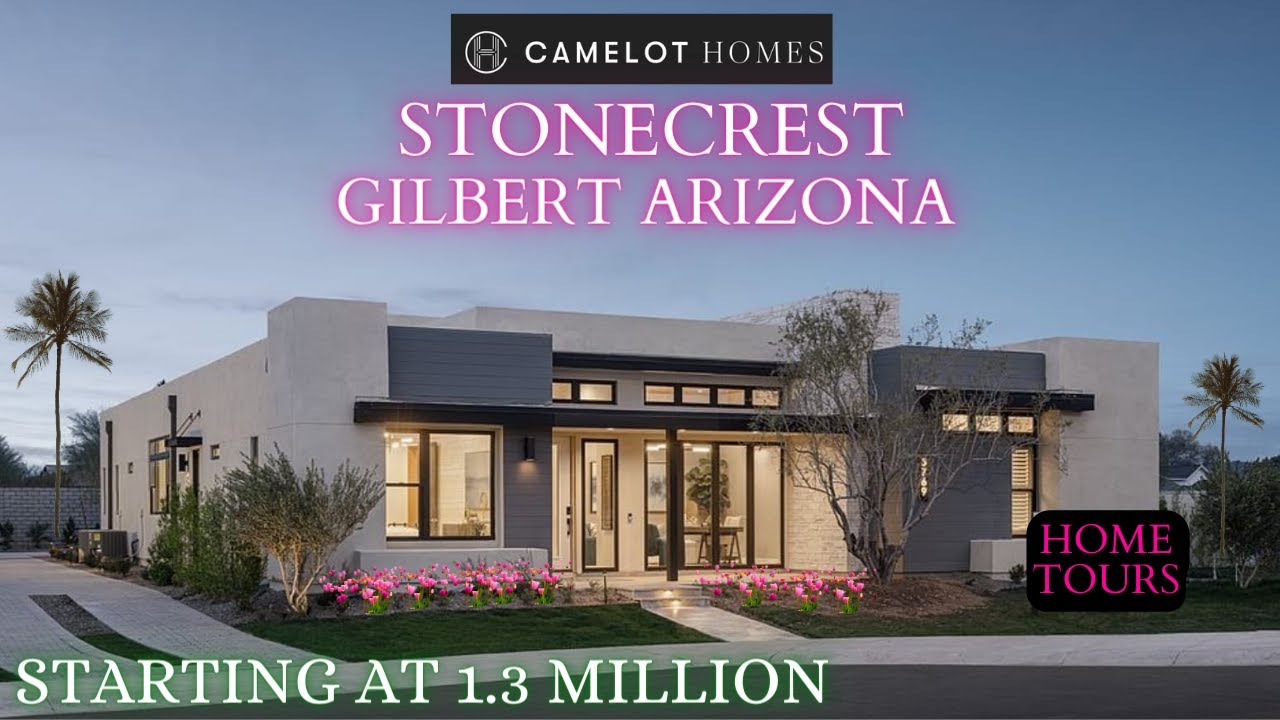 Gilbert Home Tours [Luxury Living|Arizona|Stonecrest] - YouTube