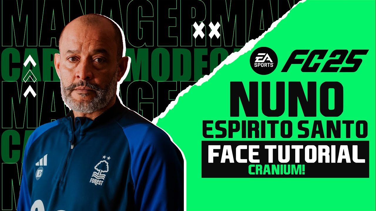 how to make NUNO ESPIRITO SANTO in EA FC 25 FACE Clubs funny Face ...