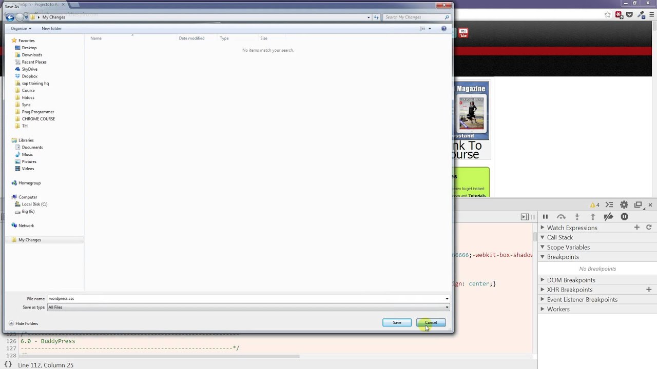 The Sources Panel In The Chrome Developer Tools - YouTube