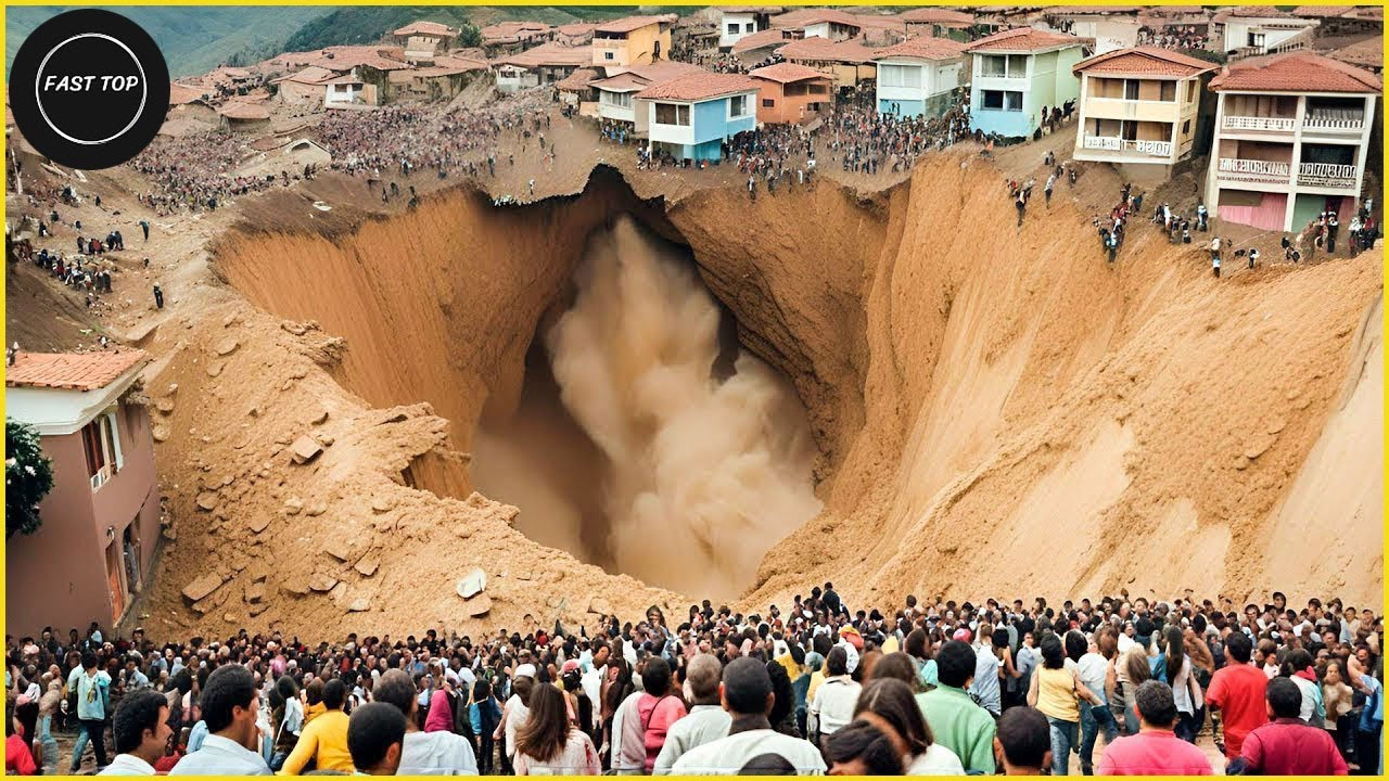 50 Most Terrifying Landslides Caught on Camera | Natural Disaster ...