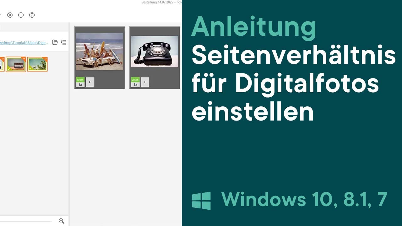 ifolor Tutorials | Seitenverhältnis für Digitalfotos einstellen im ...