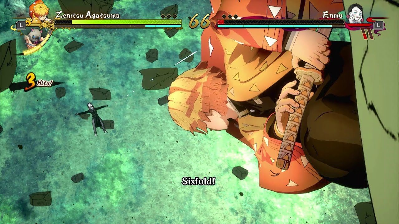 Zenitsu and Inosuke Cooperate Together to Fight Against Enmu | Demon ...