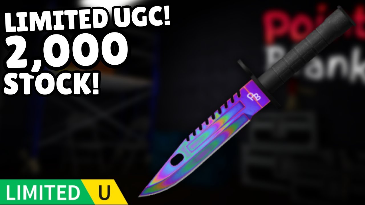 FREE LIMITED UGC! How to get the SPECTRUM KNIFE in POINT BLANK EVENT on ...