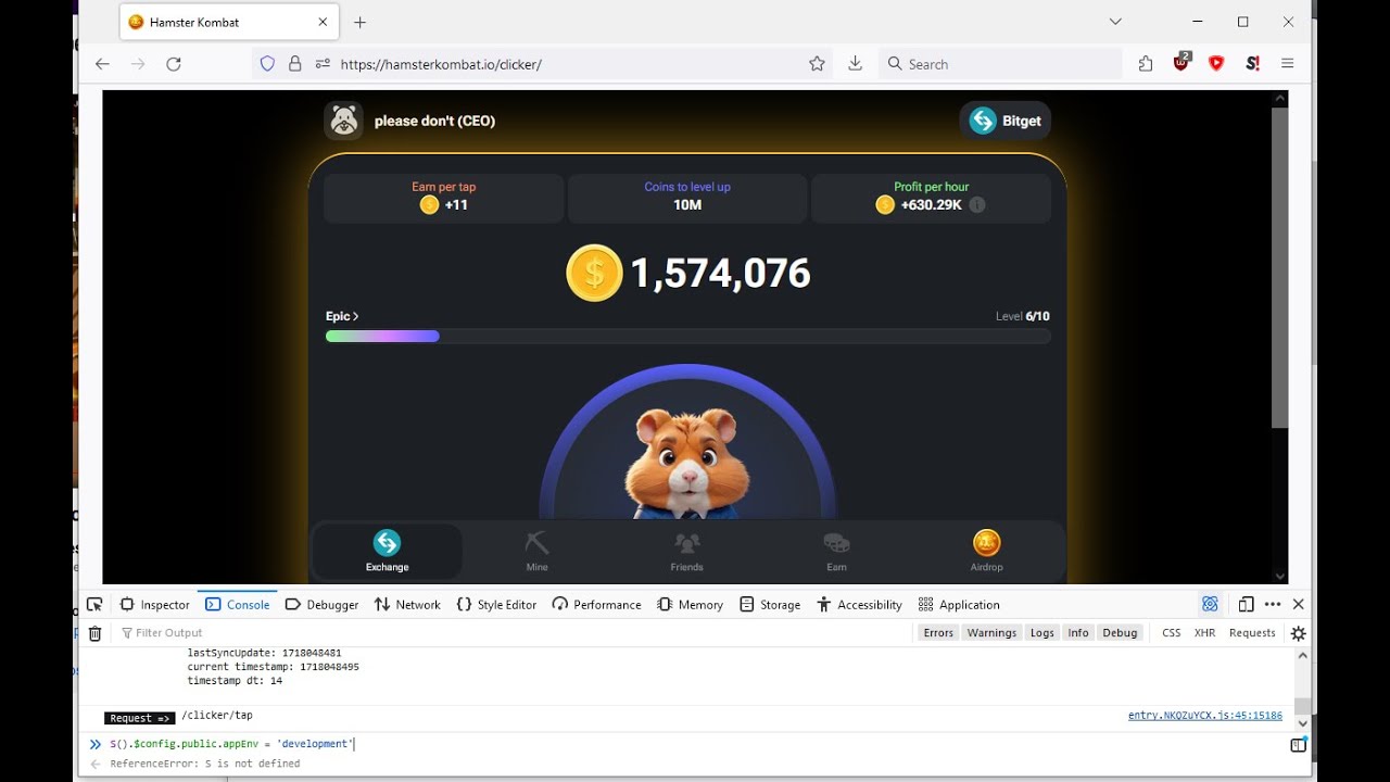 HAMSTER KOMBAT HACK - RUN IN BROWSER + AUTOCLICKER SCRIPT - YouTube