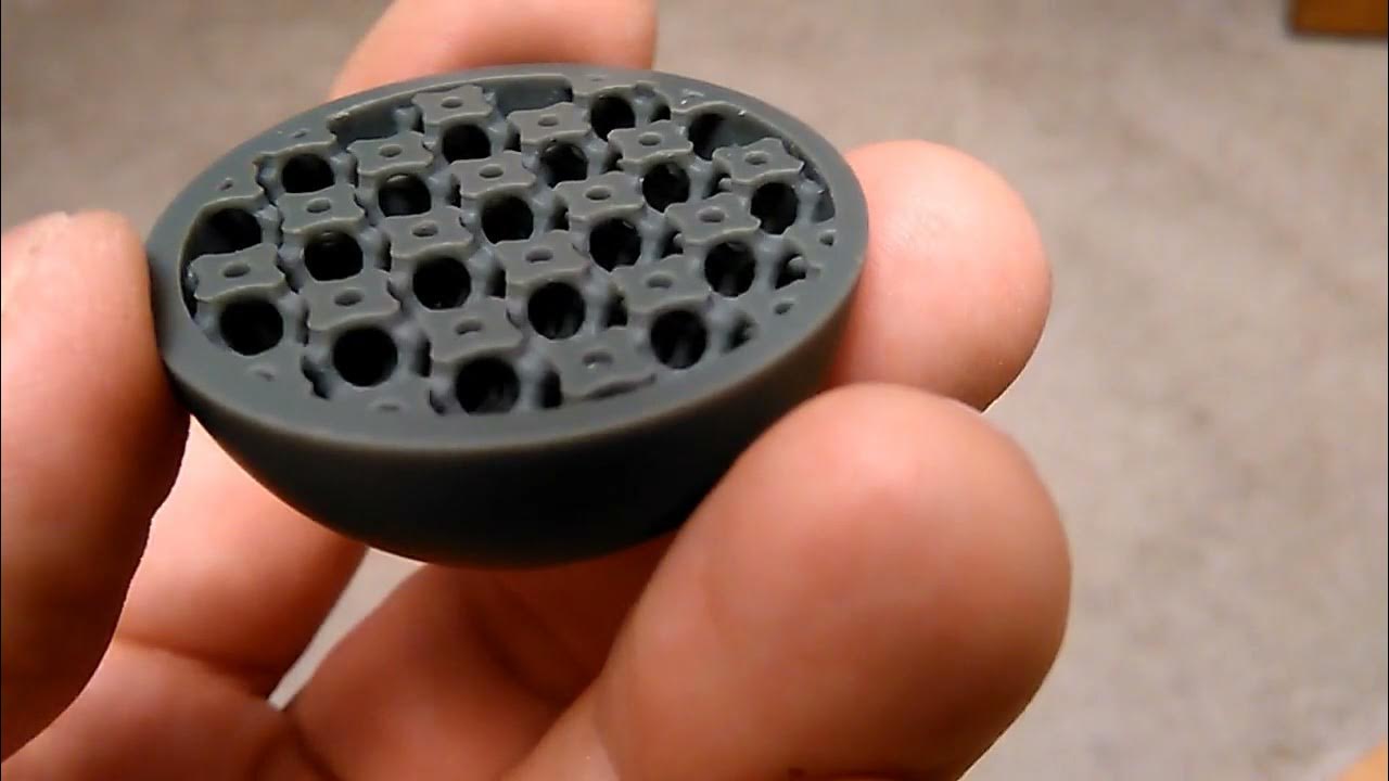 Netfabb Tutorial On Custom Lattice Structures Printed Result - YouTube