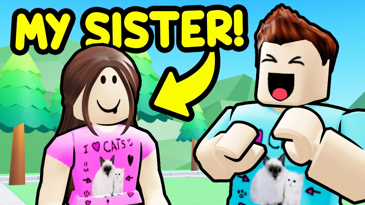 Playing Roblox with my Little Sister! - YouTube
