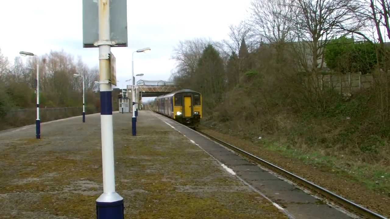 Half an Hour at (24) - Ince Station 15.3.2014 Wigan Makerfield Class ...