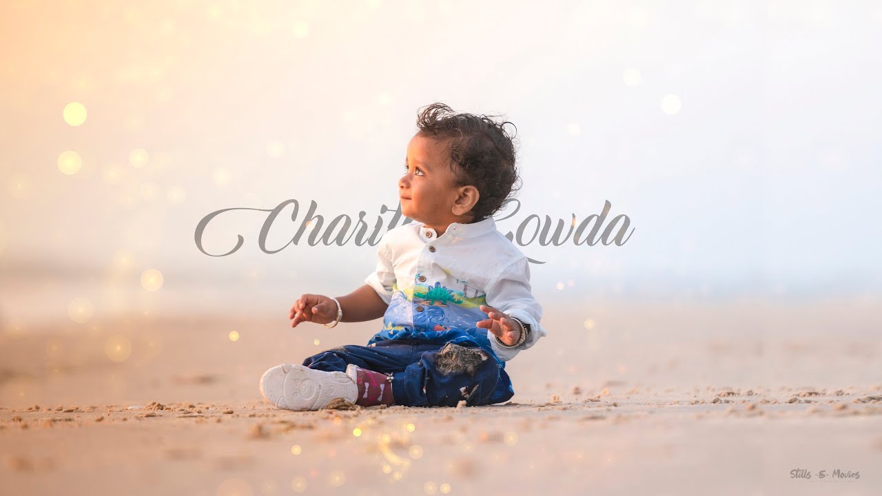 First birthday of Charith Gowda | Raghavendra & Sandhya | Babyshoot ...