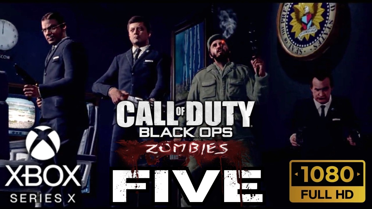 Call of Duty Black Ops Zombies Gameplay | FIVE | Xbox Series X|S | Xbox ...