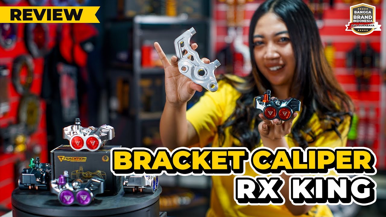 BRACKET CALIPER TRACKTION FORMULA RX KING | MX KING - YouTube