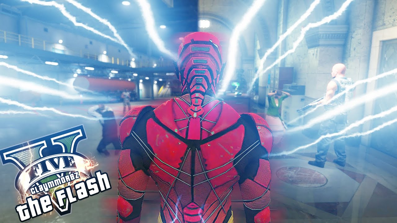 THE FLASH IN TWO PLACES AT ONCE! With LIGHT SPEED! (GTA 5 Quicksilver ...