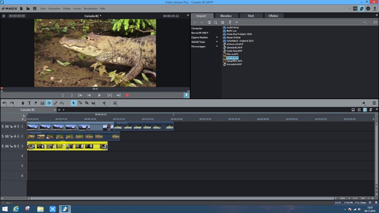 Magix 2017 Plus Film im Film - YouTube