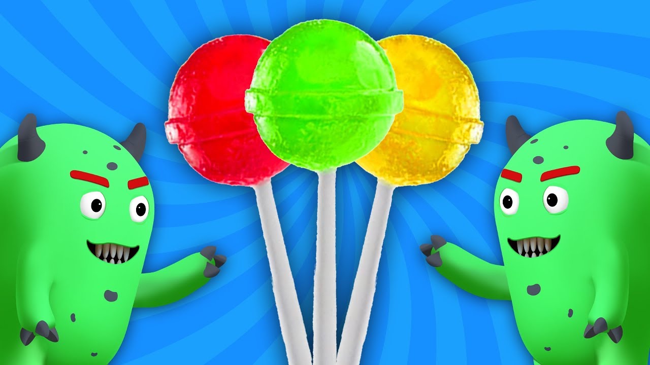 Monday The Monster - Candy Lollipop Trouble | Funny Story Cartoon For ...