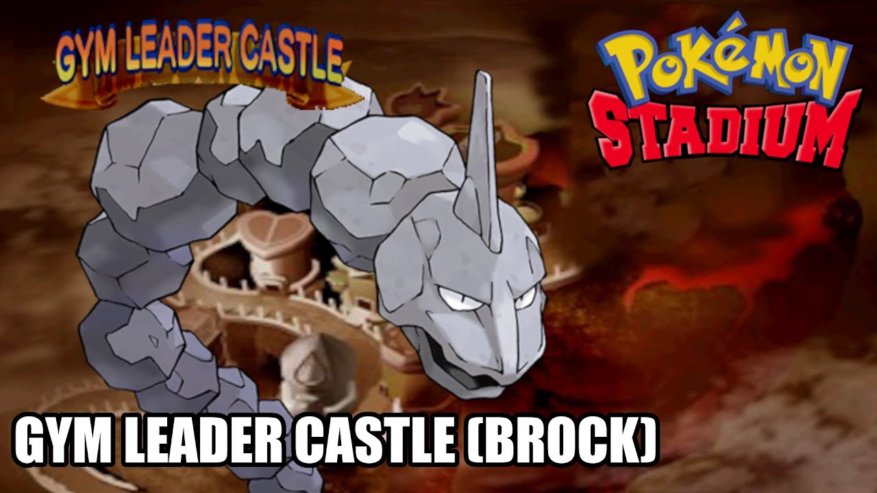 Pokemon Stadium - Gym Leader Castle (Brock) [Nintendo 64] - YouTube