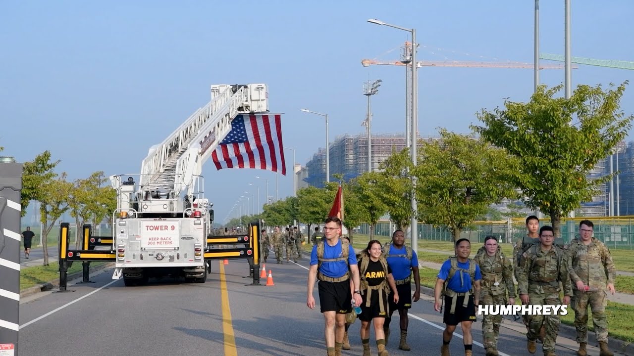 AFN Humphreys - 9/11 Remembrance Ruck March - YouTube