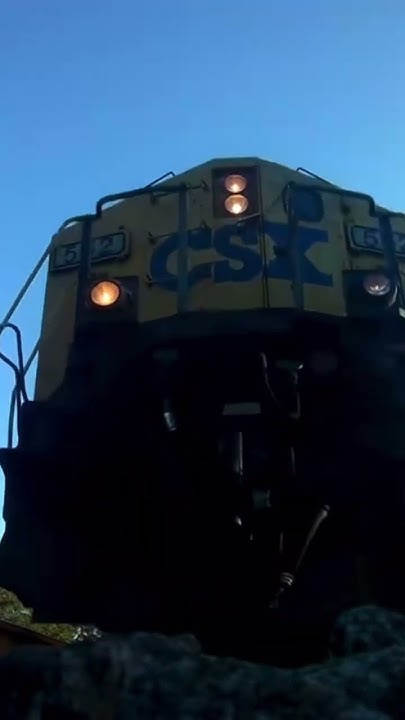 CSX Train Runs Over Camera! - YouTube