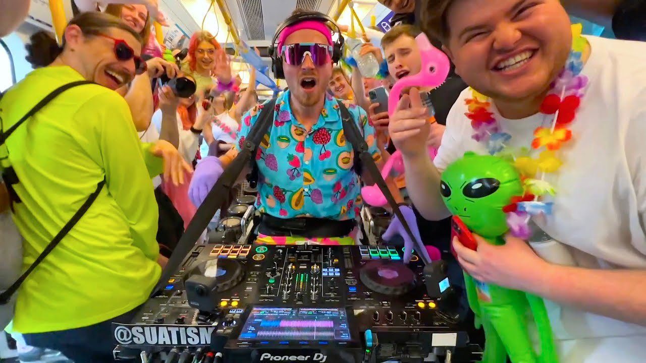 World's Largest London Underground Party - YouTube