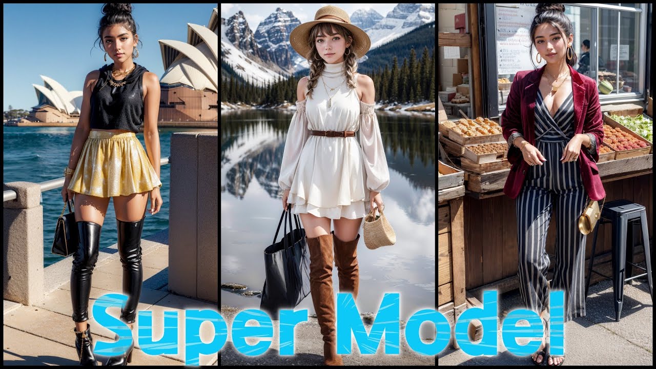 [AI Beautiful Girl Daily LookBook-4K] Super Model | スーパーモデル | 超级模特 ...