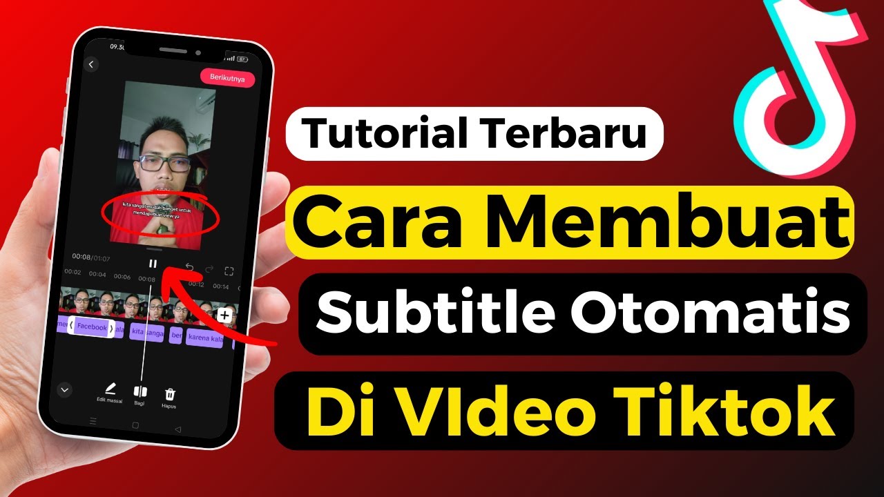 Cara Membuat Subtitle Otomatis Di Video Tiktok Terbaru - YouTube