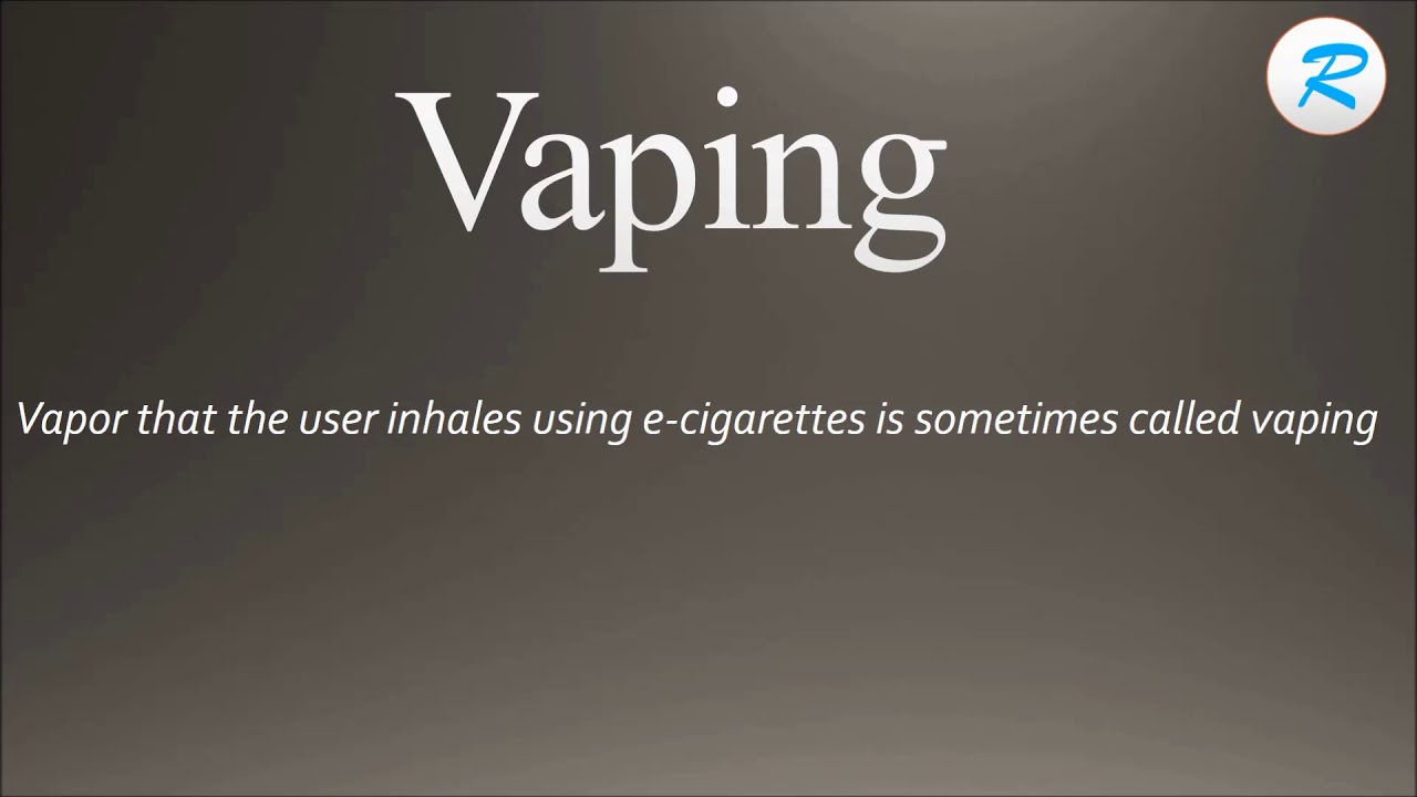How to pronounce Vaping - YouTube