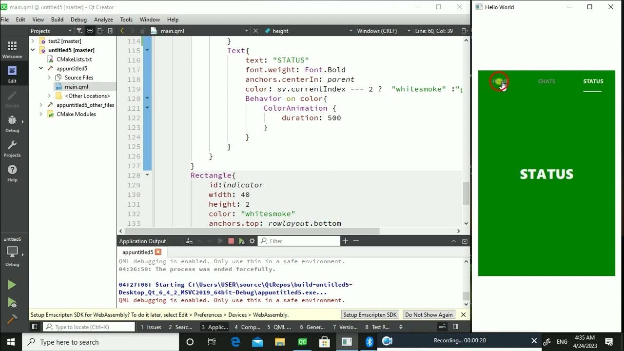Swipeview In Qt Qml Youtube