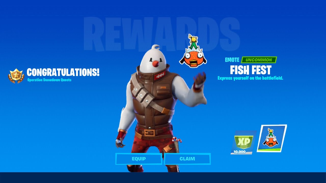 How to Unlock Fish Fest Emoji in Fortnite Chapter 2 Season 5! - Deal ...