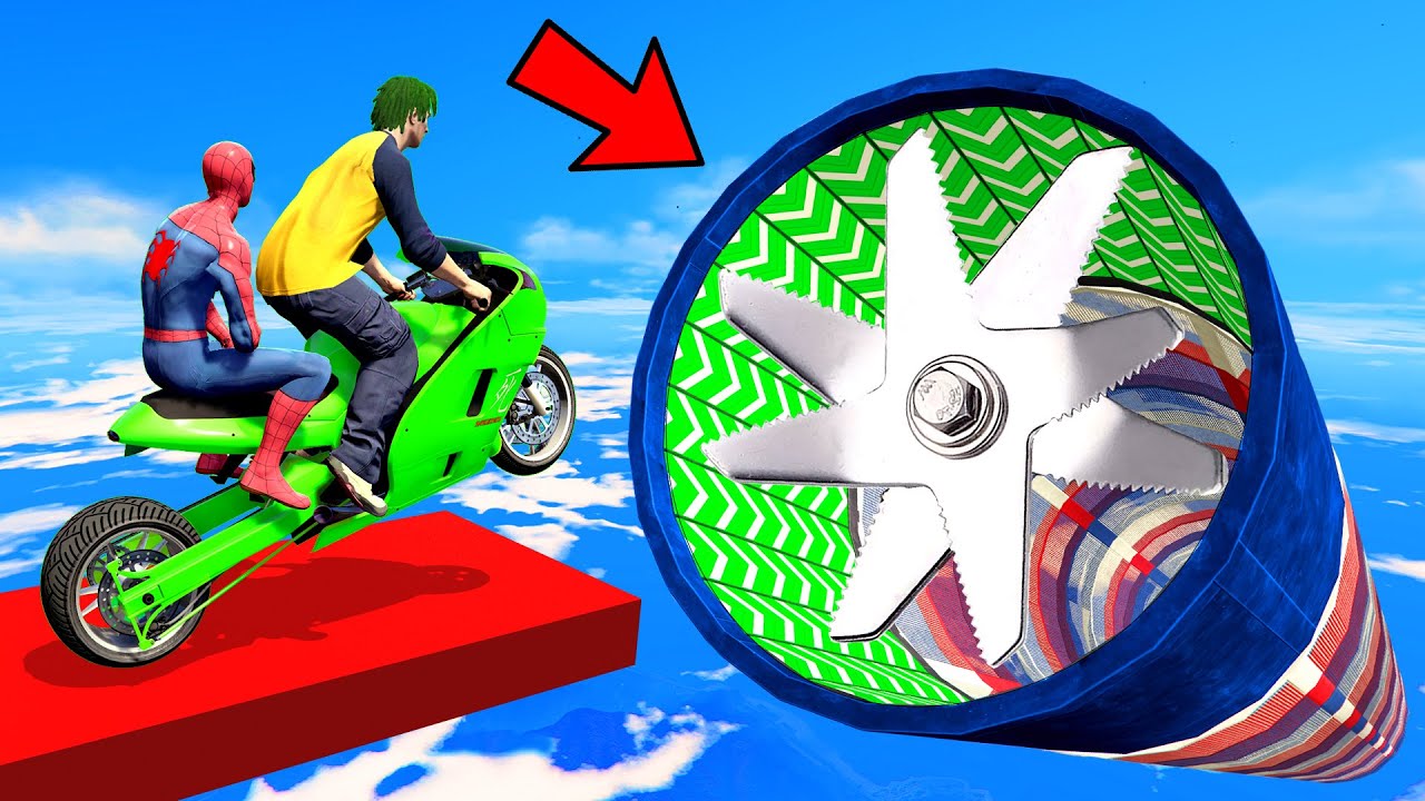 Ultimate Mega Ramp Challenge in GTA 5 | Marvel Edition Part 2 - YouTube