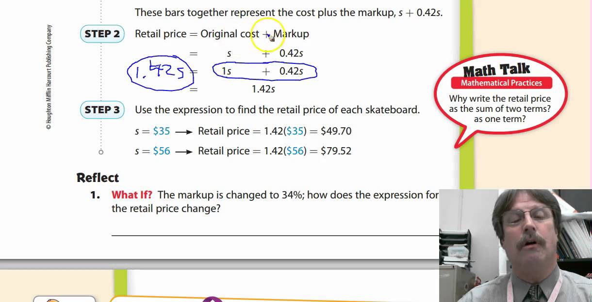 Lesson 5.2 Rewriting Percent Expressions - YouTube