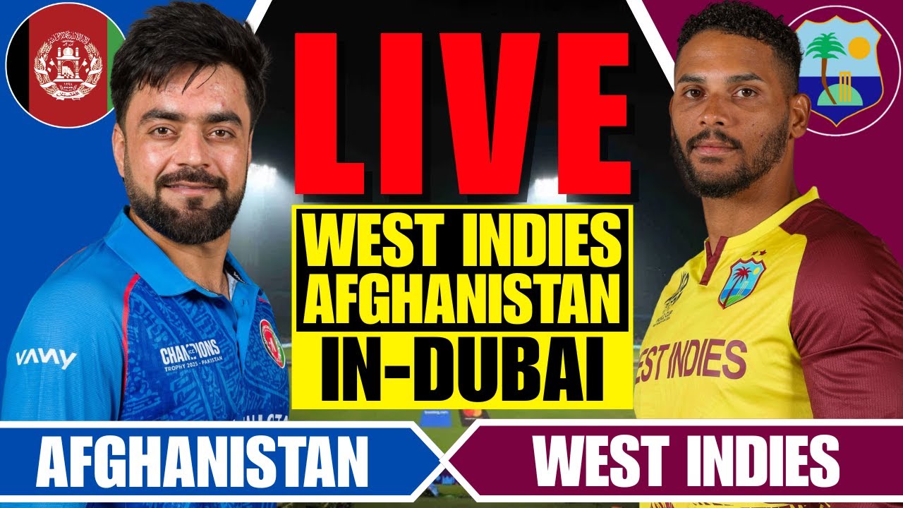 AFGHANISTAN vs WEST INDIES LIVE | AFG vs WI - CRICKEX INFO - YouTube