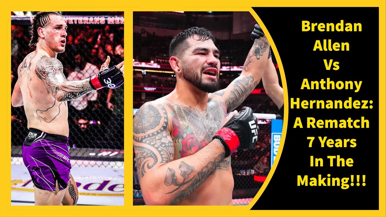 Brendan Allen Vs Anthony Hernandez | FULL Breakdown & Prediction | Mr ...