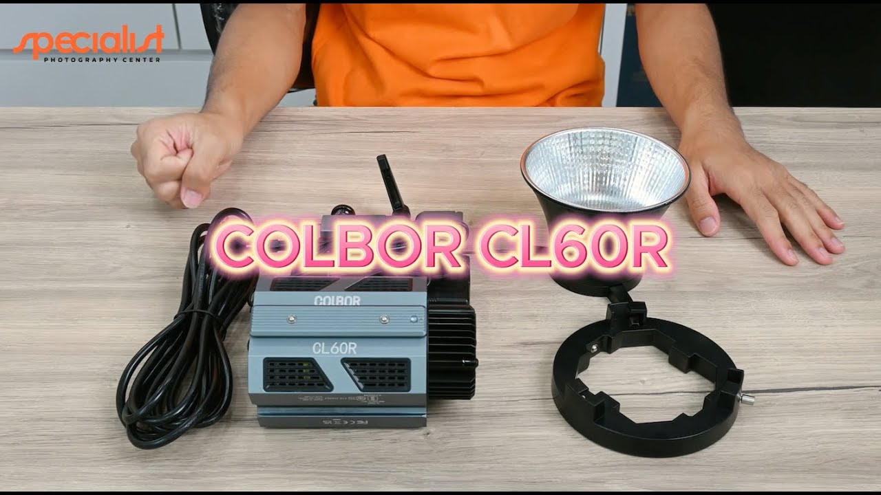 Colbor CL60R RGB Lampu Studio LED 65W Fotografi Video Lighting - YouTube