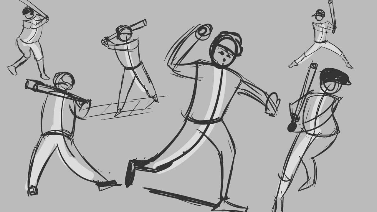 [Time-lapse] Daily Gesture Figure Drawing - YouTube