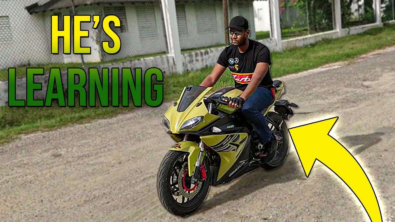 Teaching A Subscriber How To Ride A Bike (Lesson #2) - YouTube