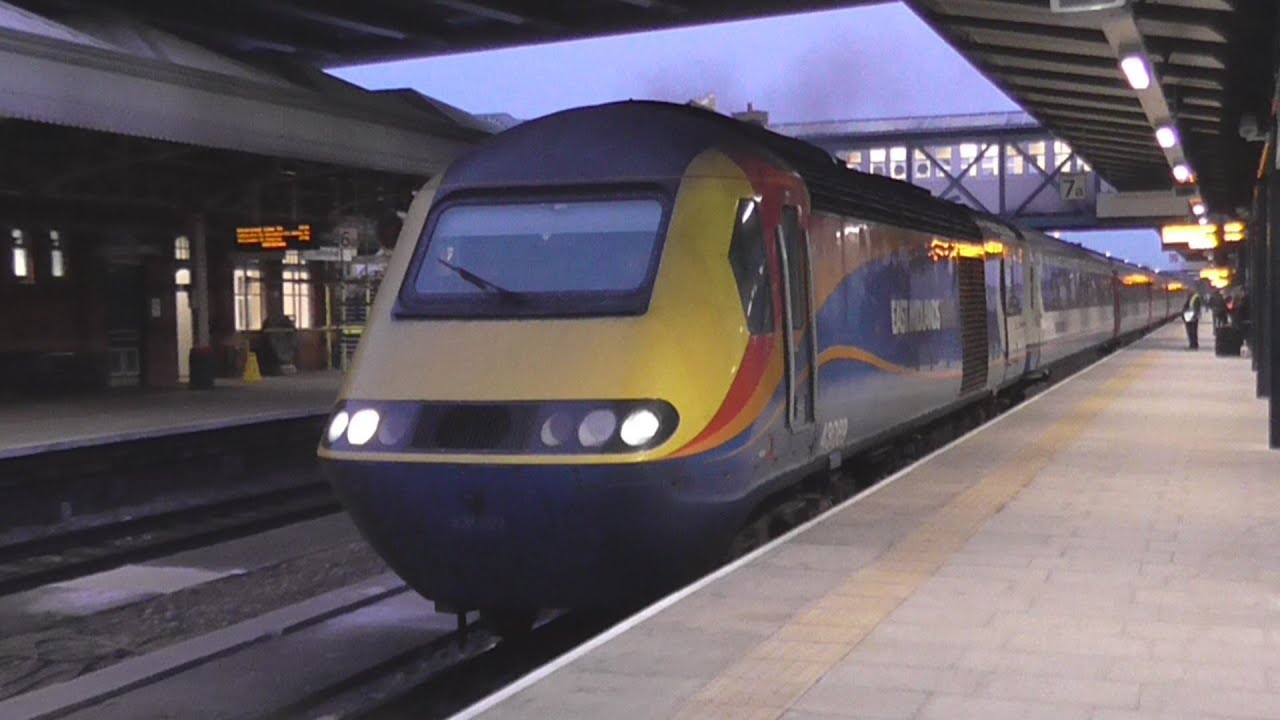 EMT HST Departs Nottingham Station For London St Pancras - YouTube