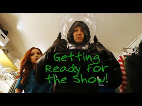 Getting ready for a Starkid show - Black Friday!