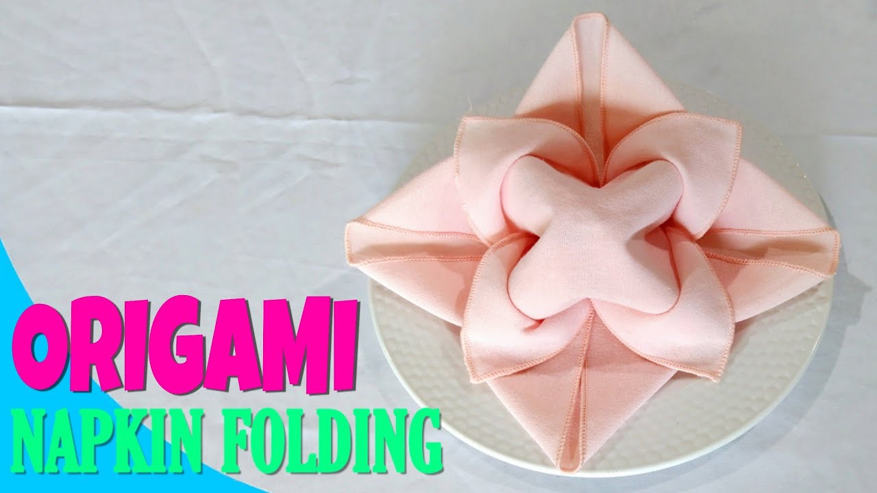 ORIGAMI Napkin Folding - YouTube