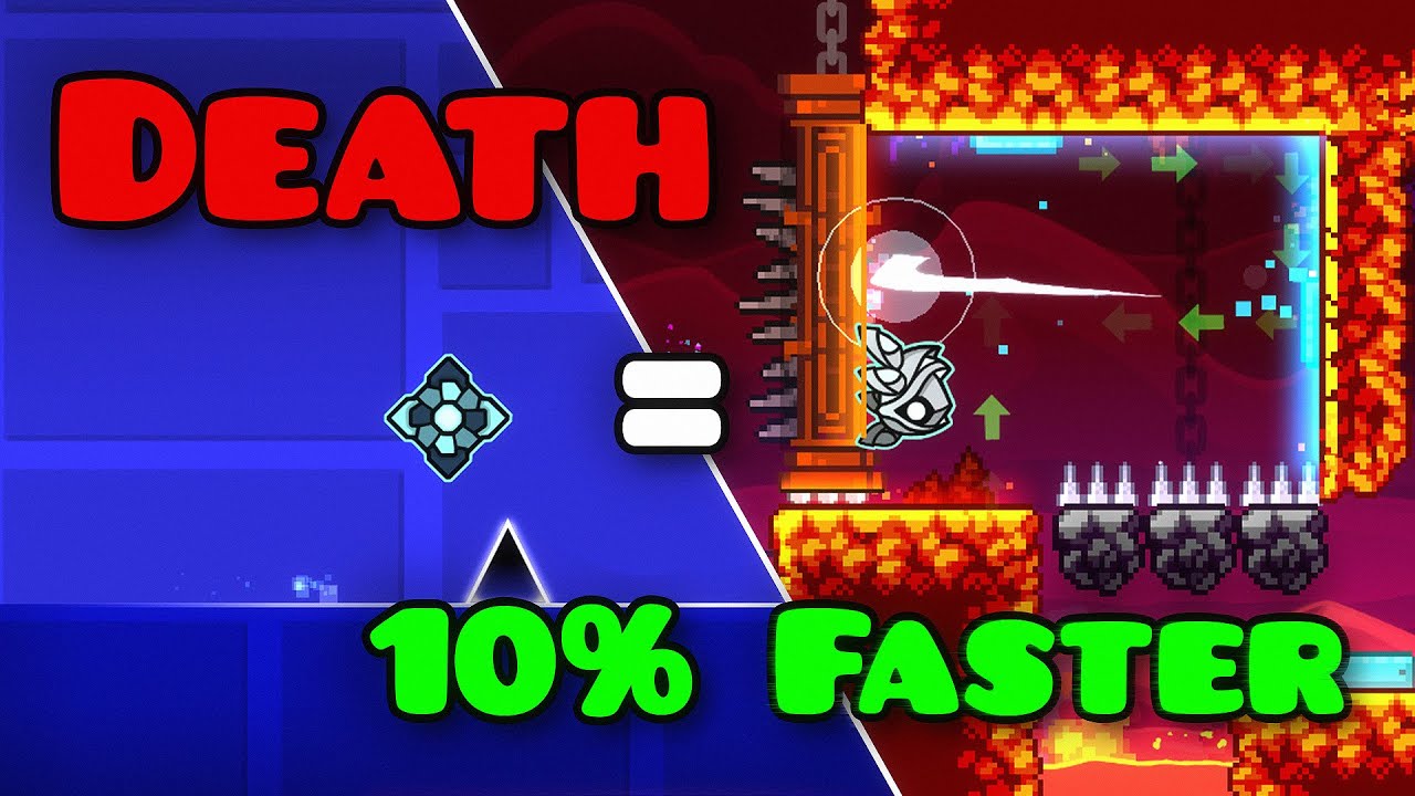 Geometry Dash But Every Death it gets Faster - YouTube