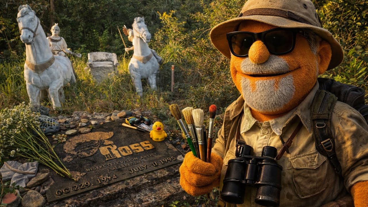 Bob Ross grave and forgotten parade of statues in Central Florida ...