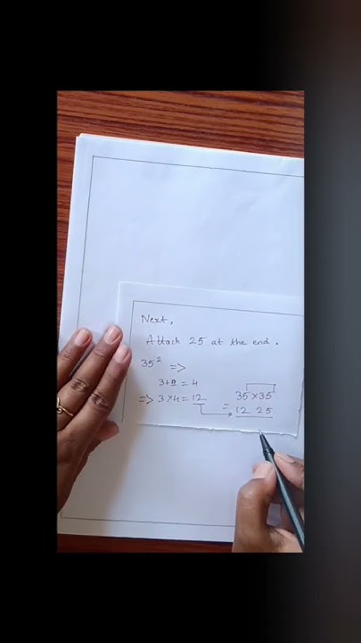 Learn how to square any number ending in 5 within seconds! - YouTube