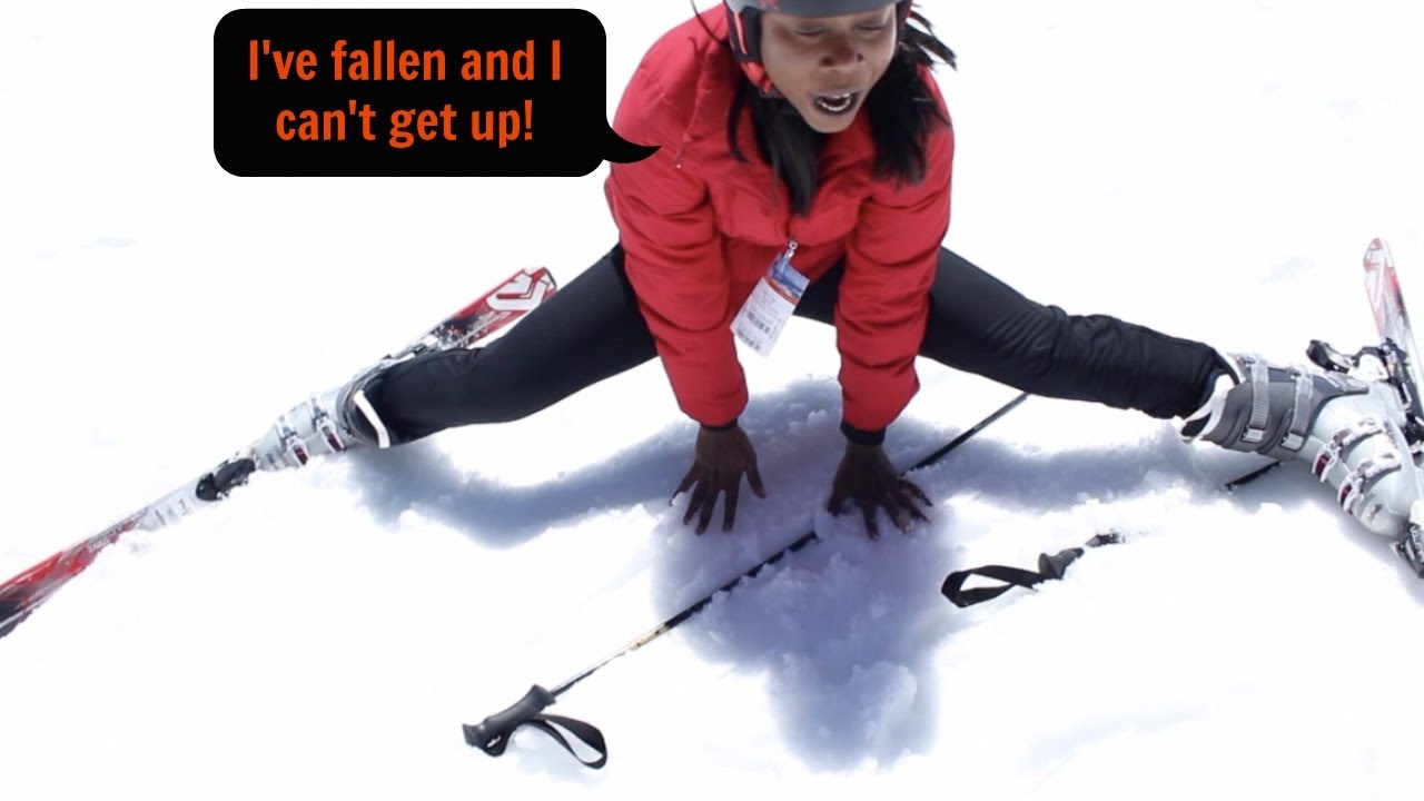 ACCIDENTALLY FELL INTO THE SPLITS IN THE SNOW - YouTube