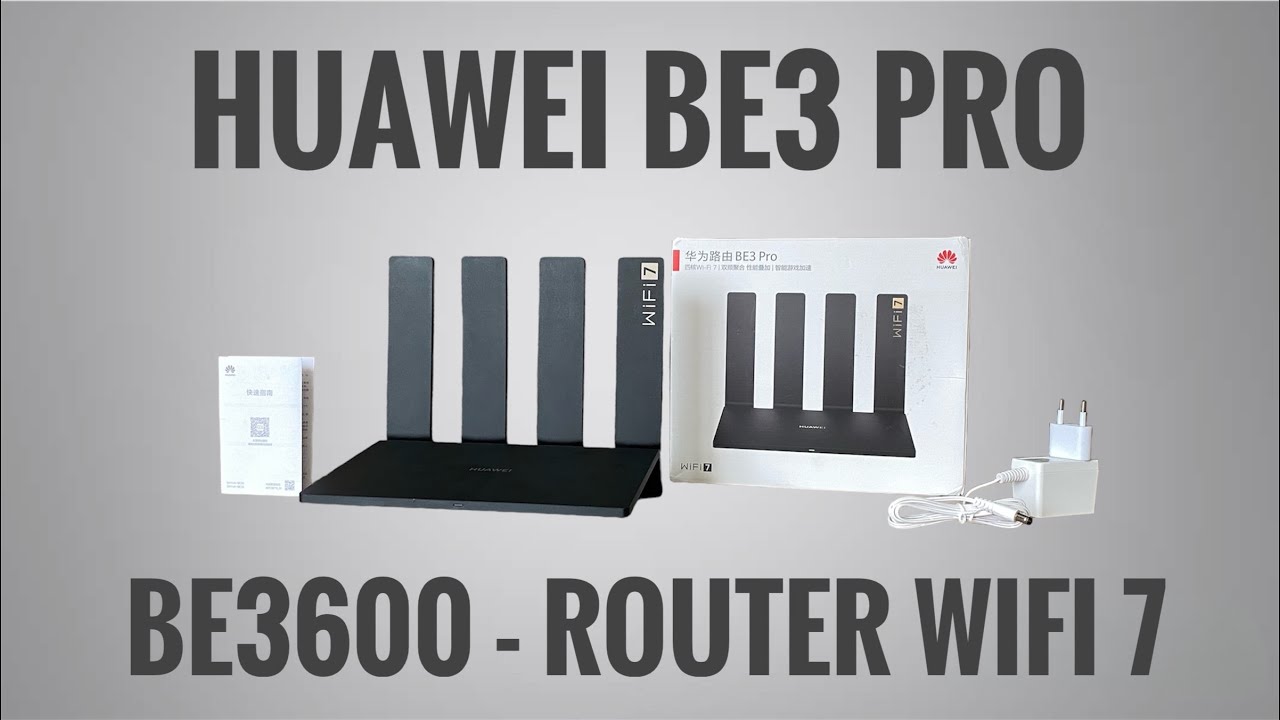 HUAWEI BE3 Pro, Router WiFi 7, BE3600 - огляд, налаштування, тести, порівняння з Xiaomi BE3600 ...