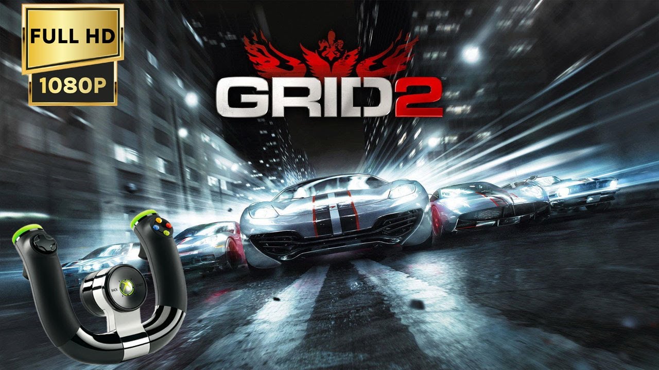 GRID 2 - Volante Wireless Speed Whell - Gameplay - PC - 1080p - YouTube