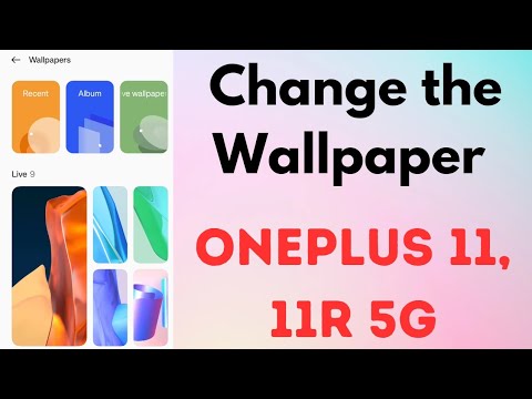 How to Change Wallpaper in OnePlus 11, 11r 5G | Home and Lock Screen ...