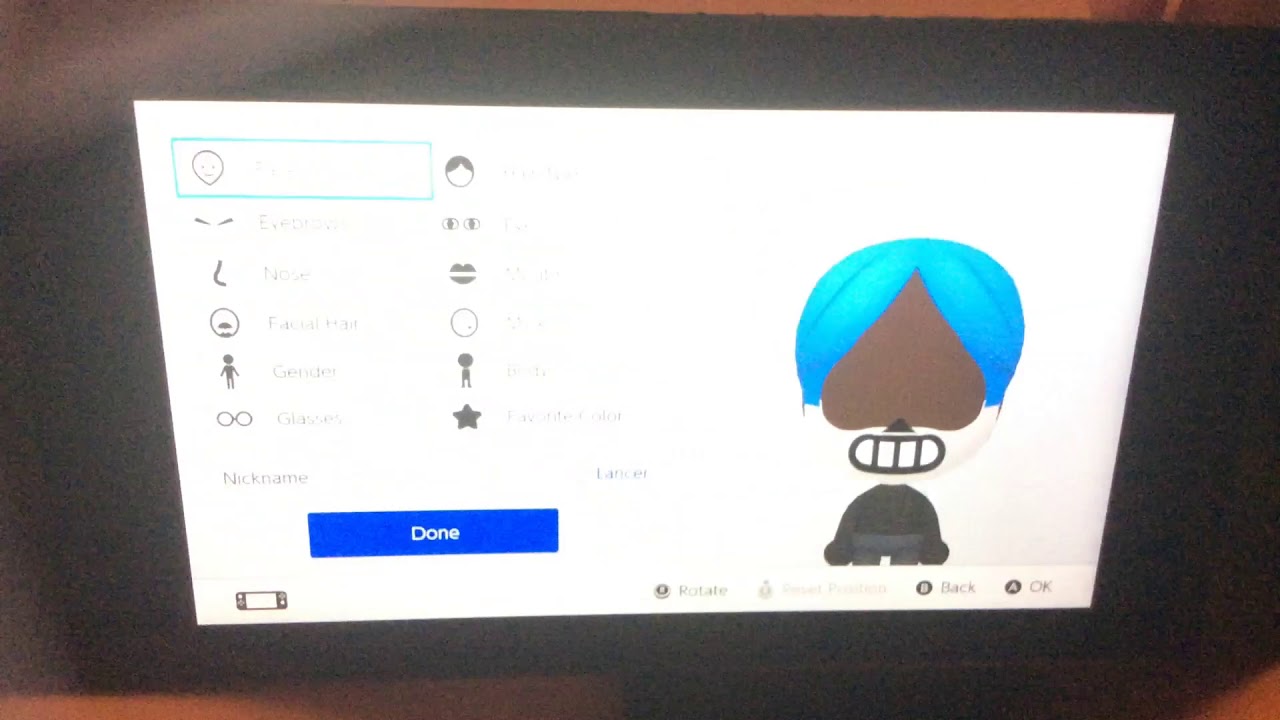 How to make a Mii of Lancer - YouTube