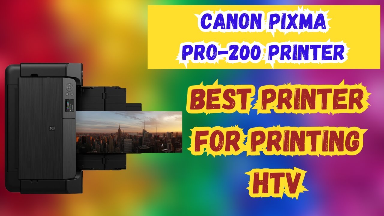 Canon PIXMA PRO-200 Inkjet Printer | 2024 Review - YouTube