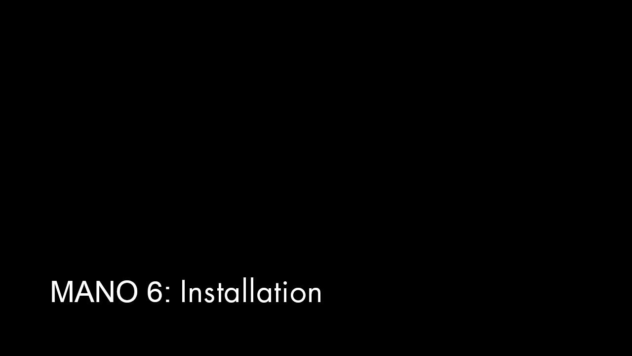 MANO 6 video instruction: Installation - YouTube