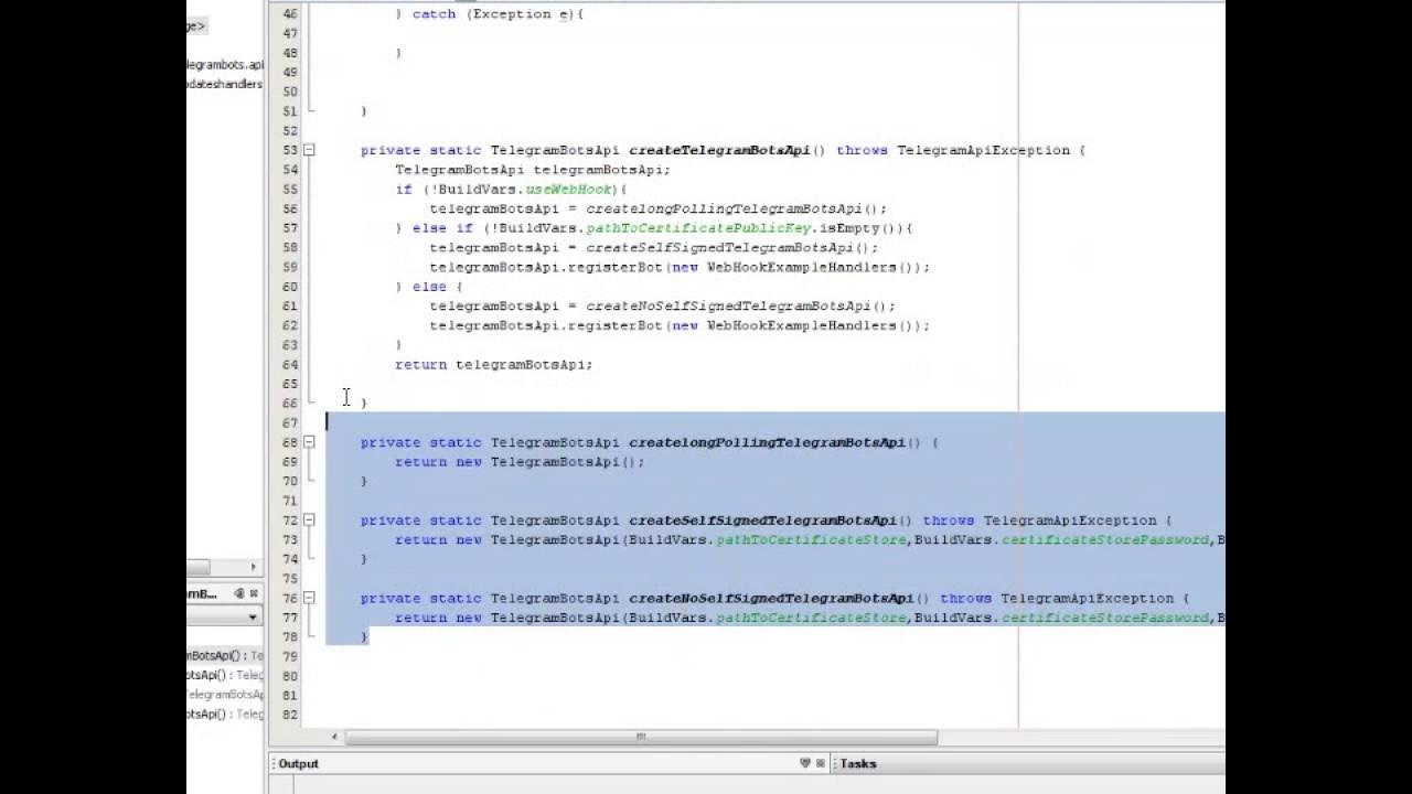 simple GUI java netbeans telegram bot - YouTube